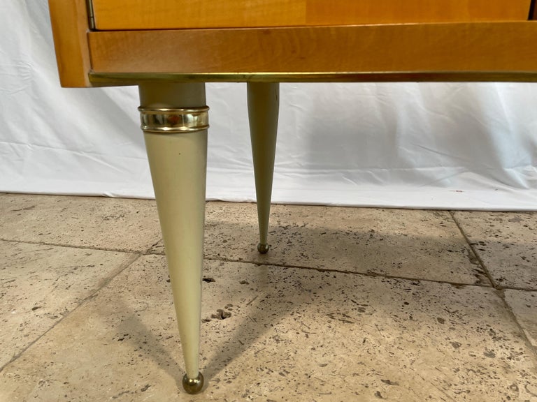 Mid-Century Wood Veneer Console from the 1940s, in the Scandinavian ...