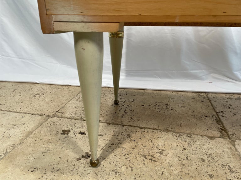 Mid-Century Wood Veneer Console from the 1940s, in the Scandinavian ...
