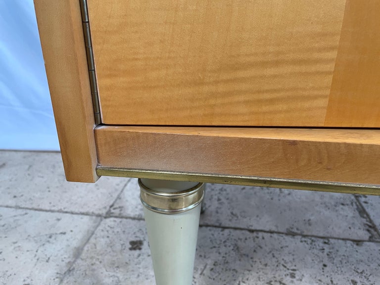 Mid-Century Wood Veneer Console from the 1940s, in the Scandinavian ...