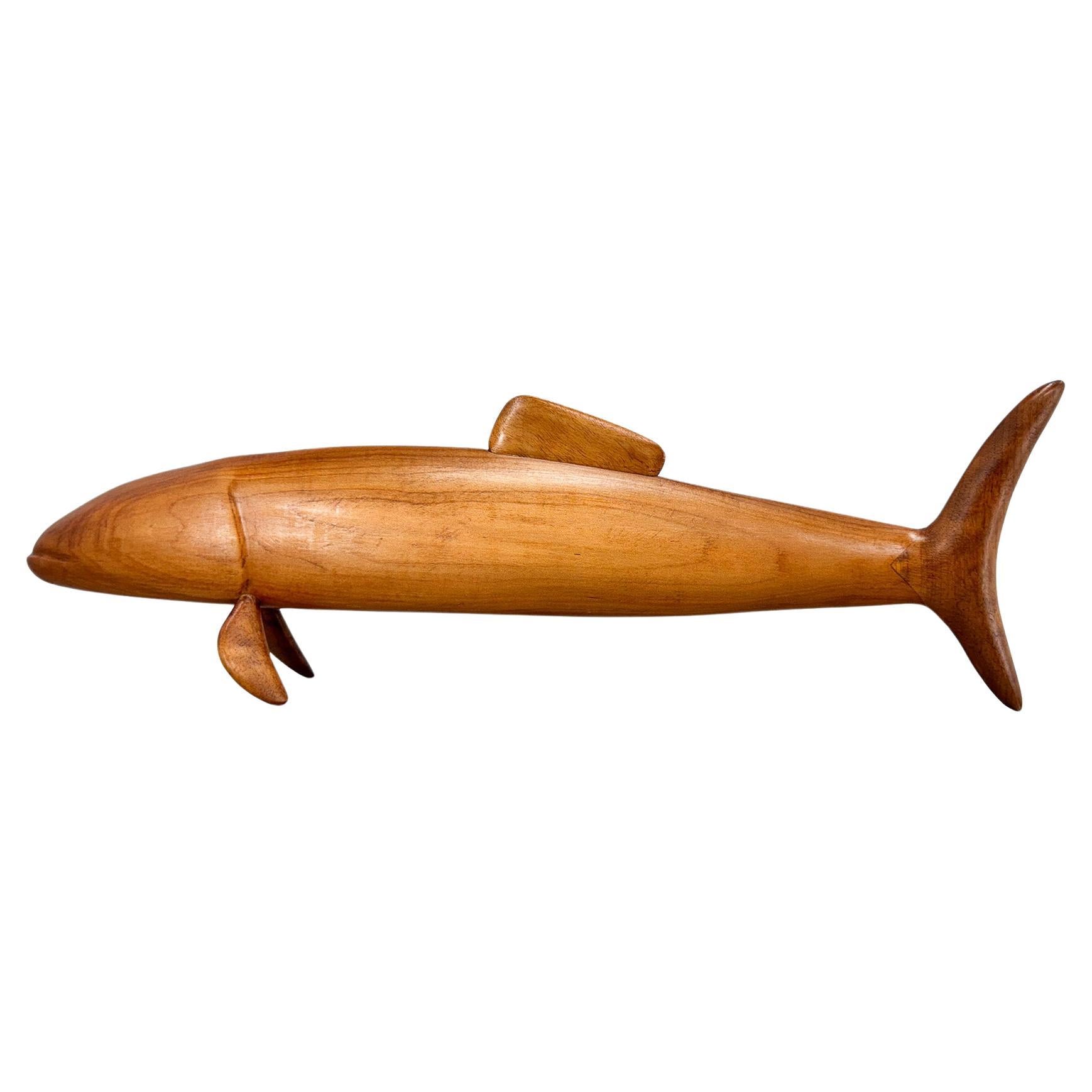 Mid Century Wooden Fish, Czechoslovakia For Sale at 1stDibs