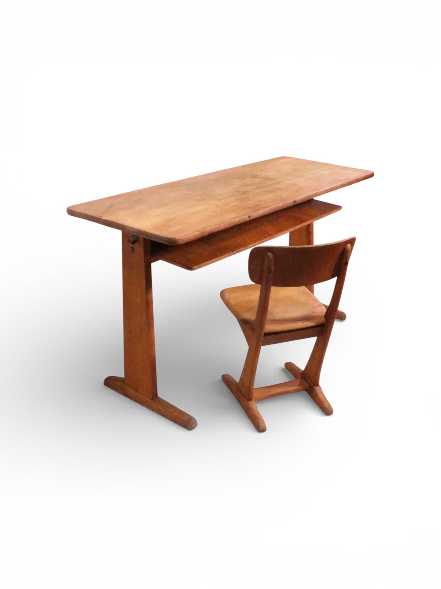 Mid Century Writing Desk and Chair by Carl Sasse for Casala Germany c ...