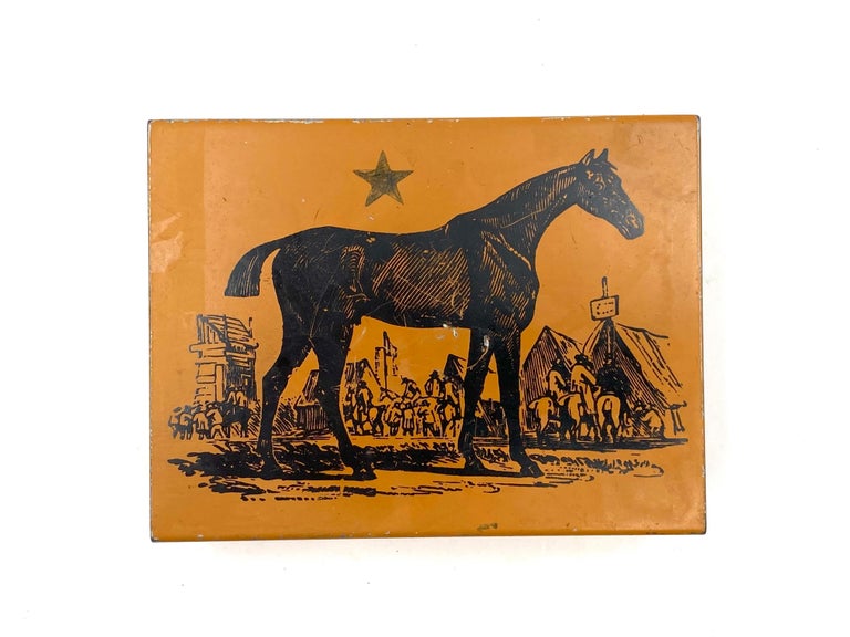 Midcentury Yellow Cigars Box, Italy, circa 1950 For Sale at 1stDibs
