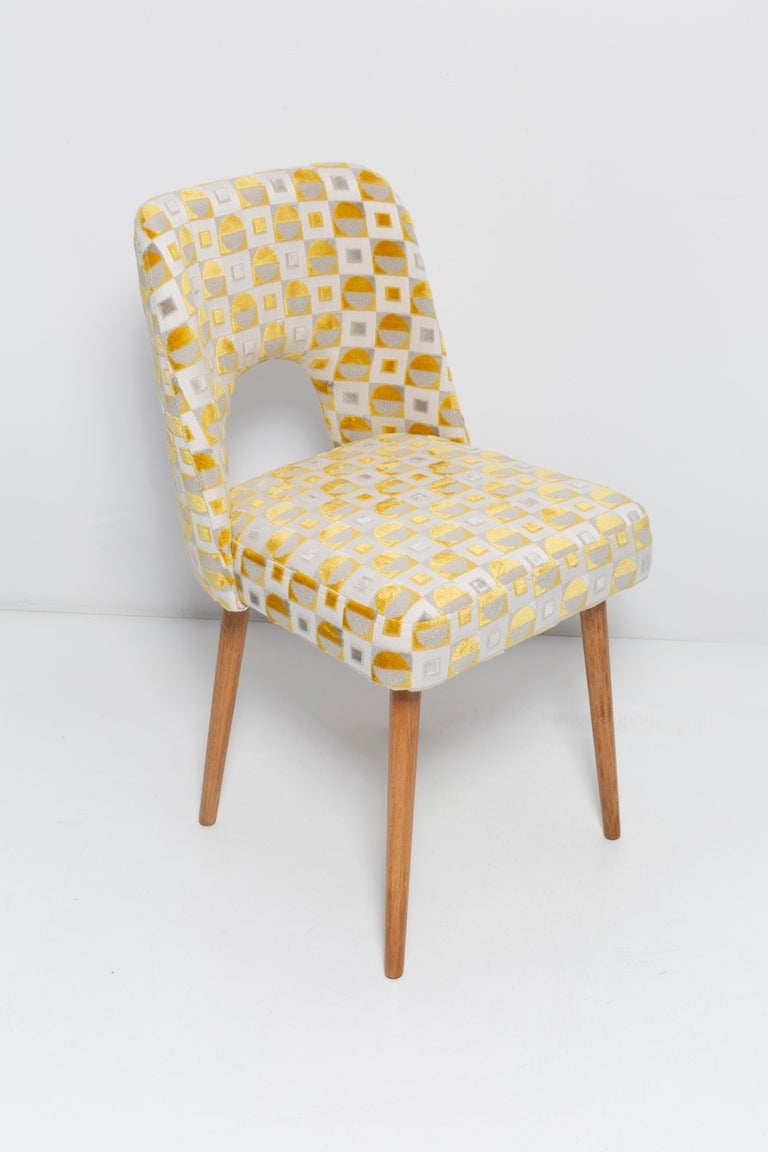 Mid-Century Yellow Mustard 'Shell' Chair, 1960s For Sale at 1stDibs