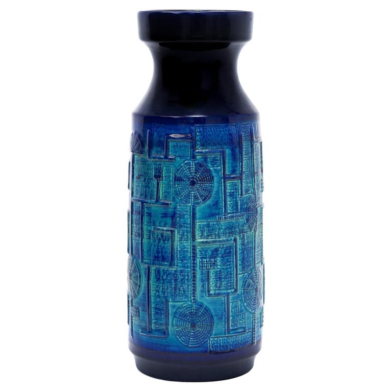 Mid-Centutry by Bay German Pottery Vase For Sale at 1stDibs