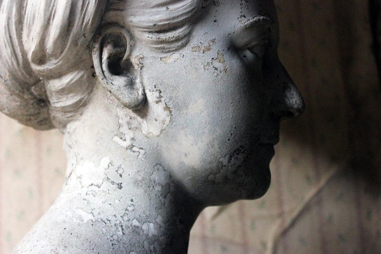 Mid-Victorian Plaster Bust of Queen Victoria by David Watson Stevenson ...