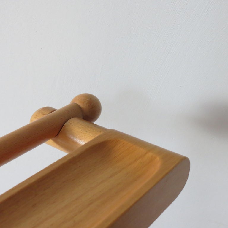 Midcentury 1960s Vintage Wooden Valet Clothes Stand Butler Stand at 1stDibs