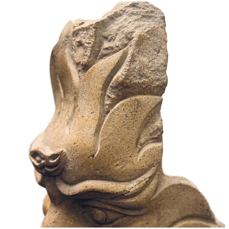 Midcentury Abstract Stone Sculpture For Sale at 1stDibs