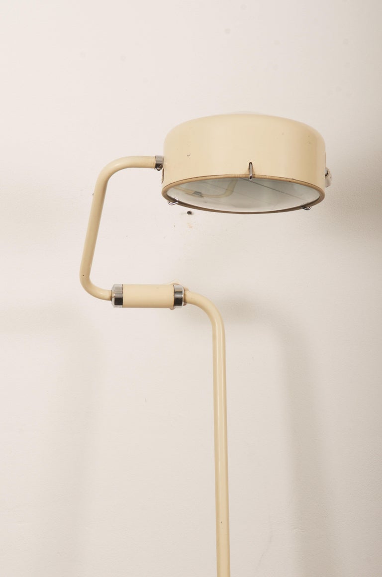 Midcentury Adjustable Industrial Medical Floor Lamp For Sale at 1stDibs