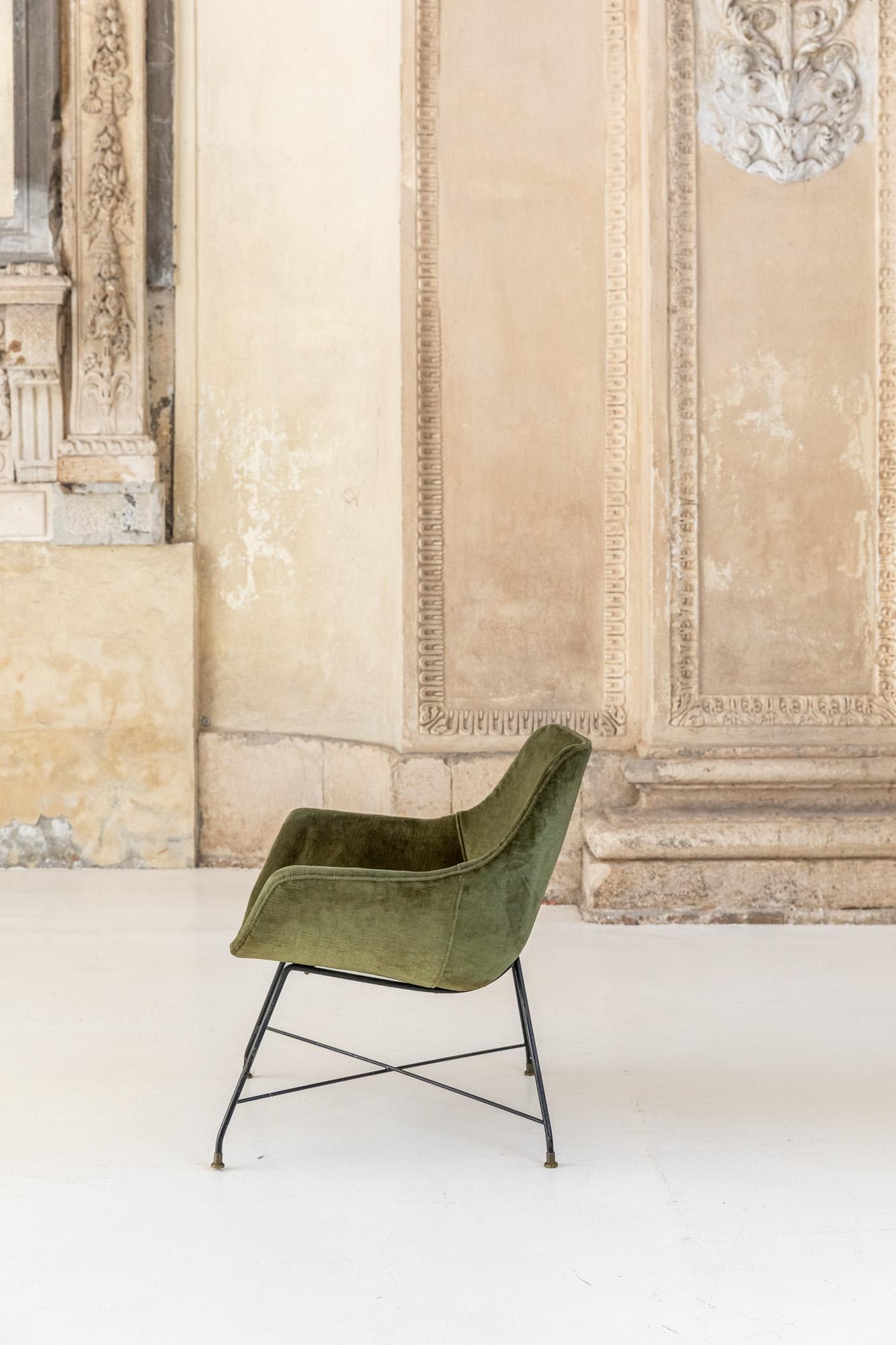 Midcentury armchairs by Augusto Bozzi for Saporiti, Italy 1950 For Sale ...