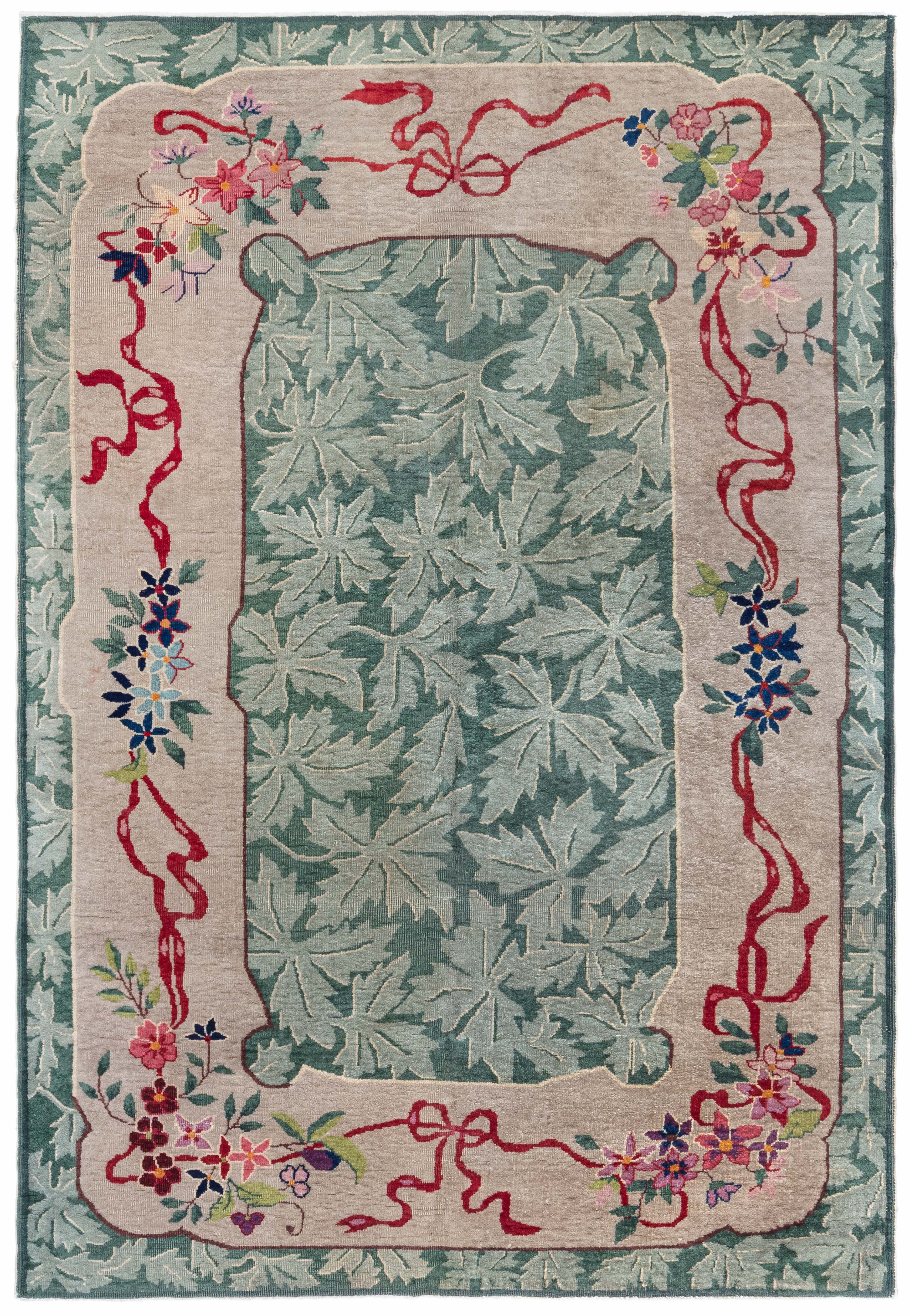 Doris Leslie Blau Chinese Art Deco Handmade Wool Rug For Sale at ...