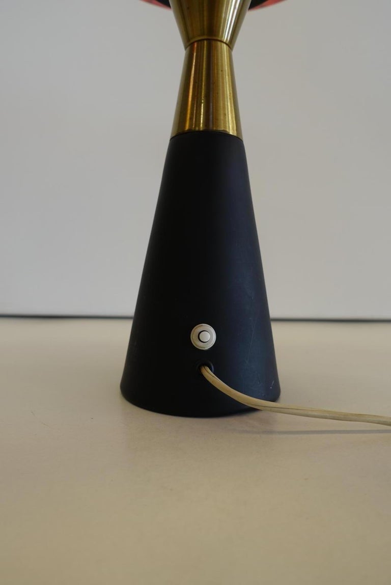 Midcentury Attributed to Stilnovo Diabolo Table Lamp, 1950s at 1stDibs