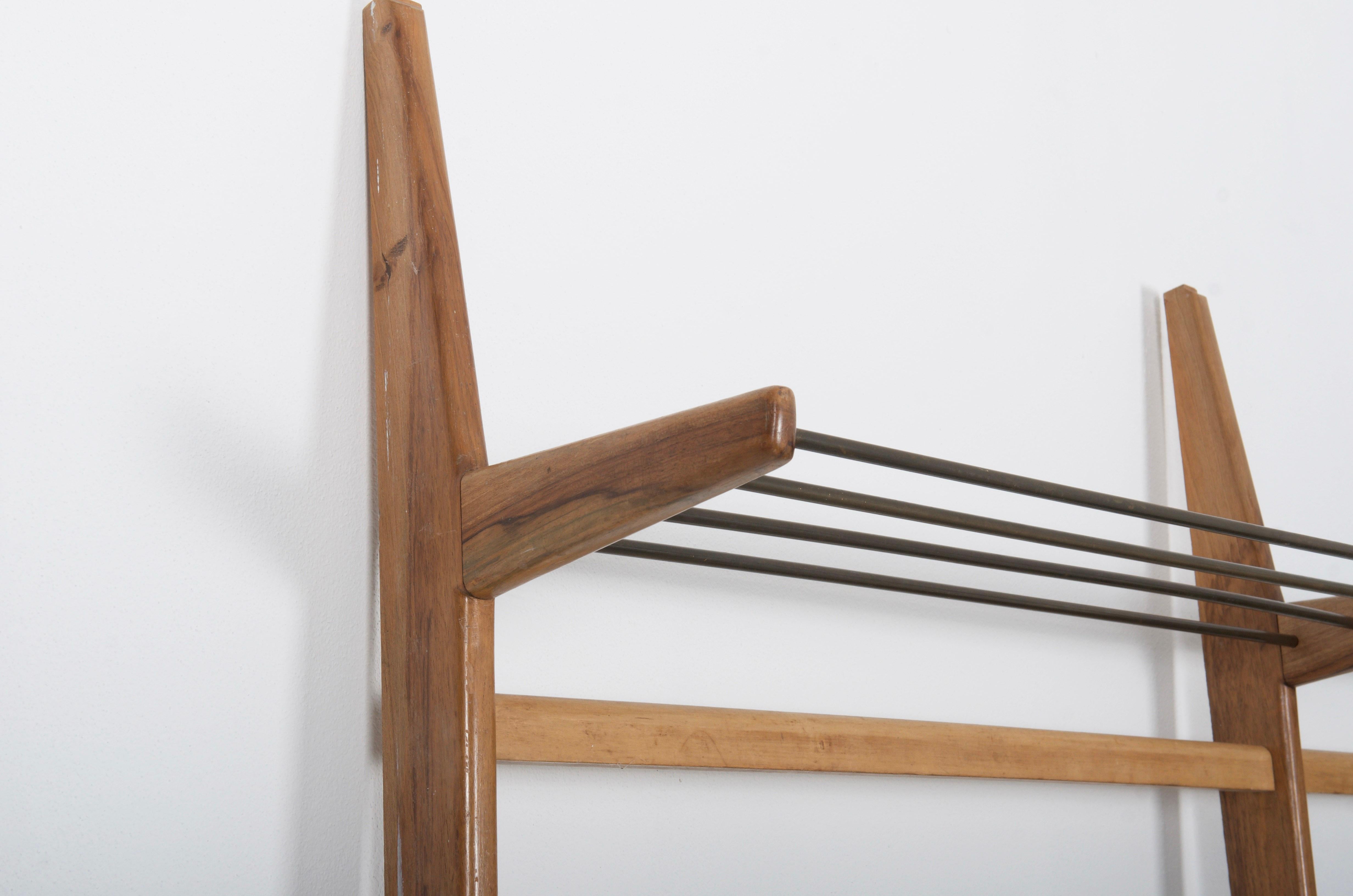 Midcentury Austrian Coat Check Wardrobe For Sale at 1stDibs