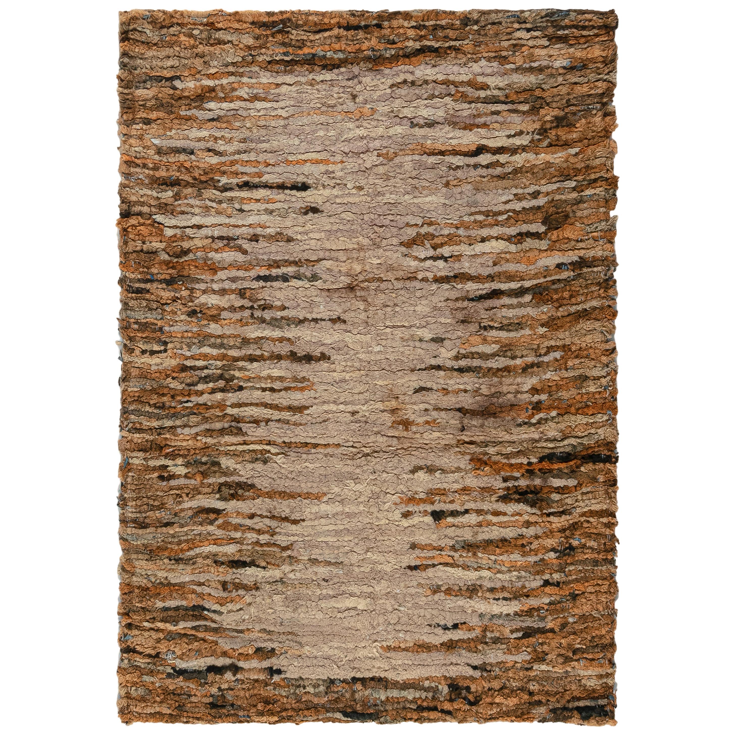 Antique American Rag Rug 8' 6" x 12' 0" For Sale at 1stDibs