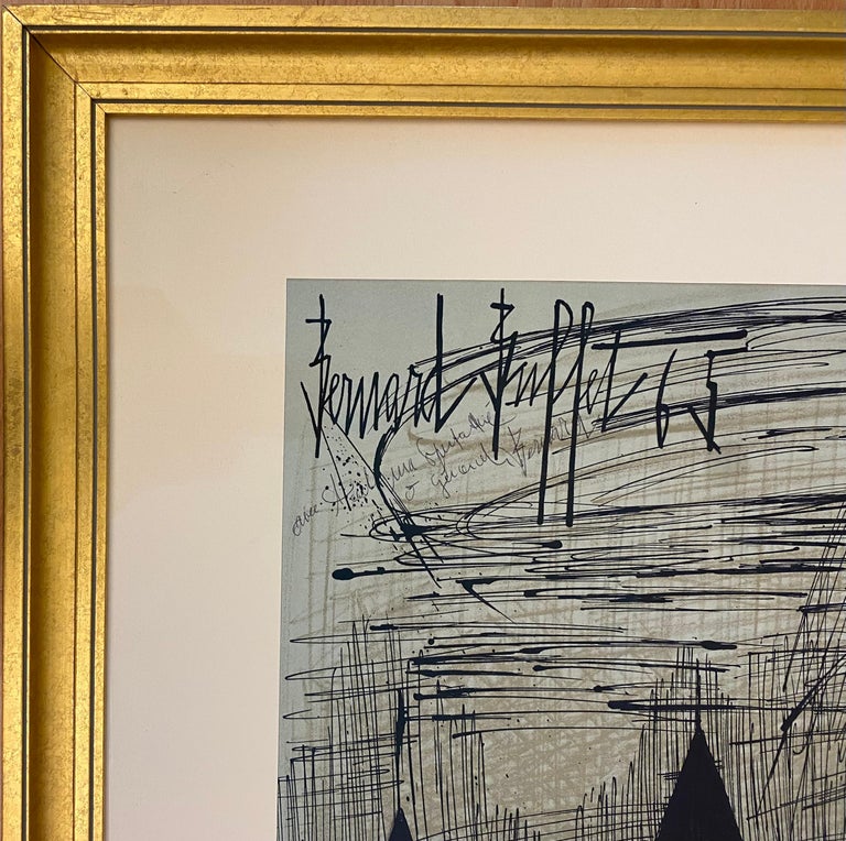 Bernard Buffet Mourlot Art Poster, Hand Signed by the Artist For Sale ...