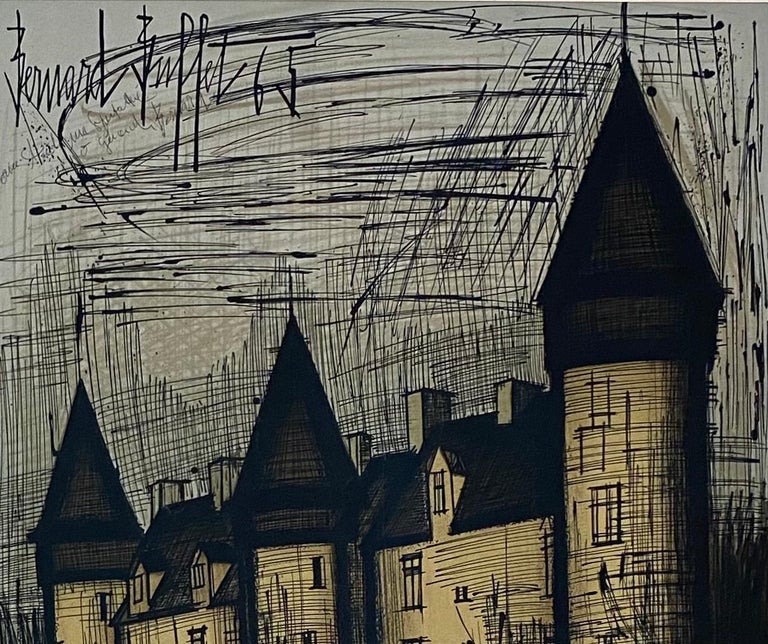 Bernard Buffet Mourlot Art Poster, Hand Signed by the Artist For Sale ...