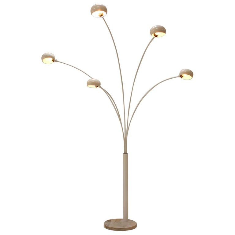 Midcentury Big Floor Lamp, Five Fingers, Italy at 1stDibs