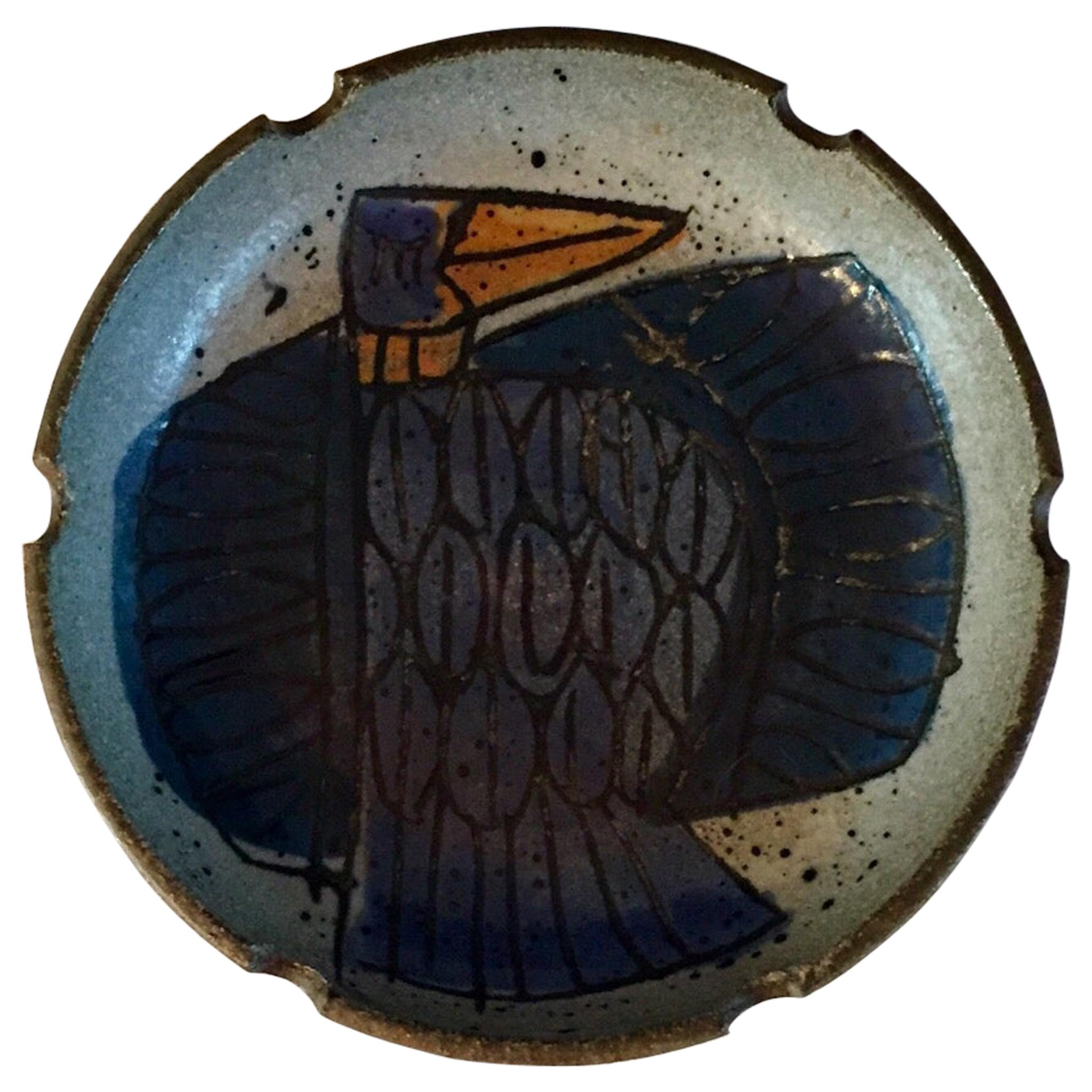 Midcentury Brent Bennett Cigar Ashtray 'Bird Design' For Sale at 1stDibs