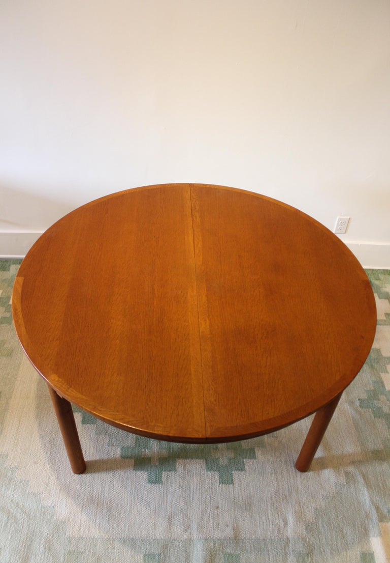 Midcentury Børge Mogensen Smoked Oak "Öresund" Dining Table at 1stDibs