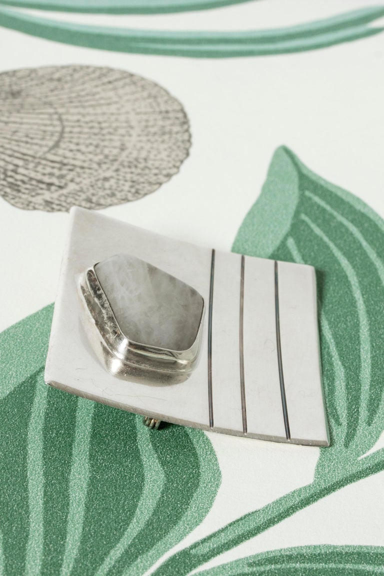 Midcentury Brooch by Heikki Kaksonen, Kaunis Koru, Finland, 1964 For ...