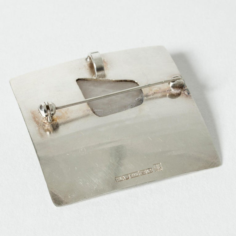 Midcentury Brooch by Heikki Kaksonen, Kaunis Koru, Finland, 1964 For ...