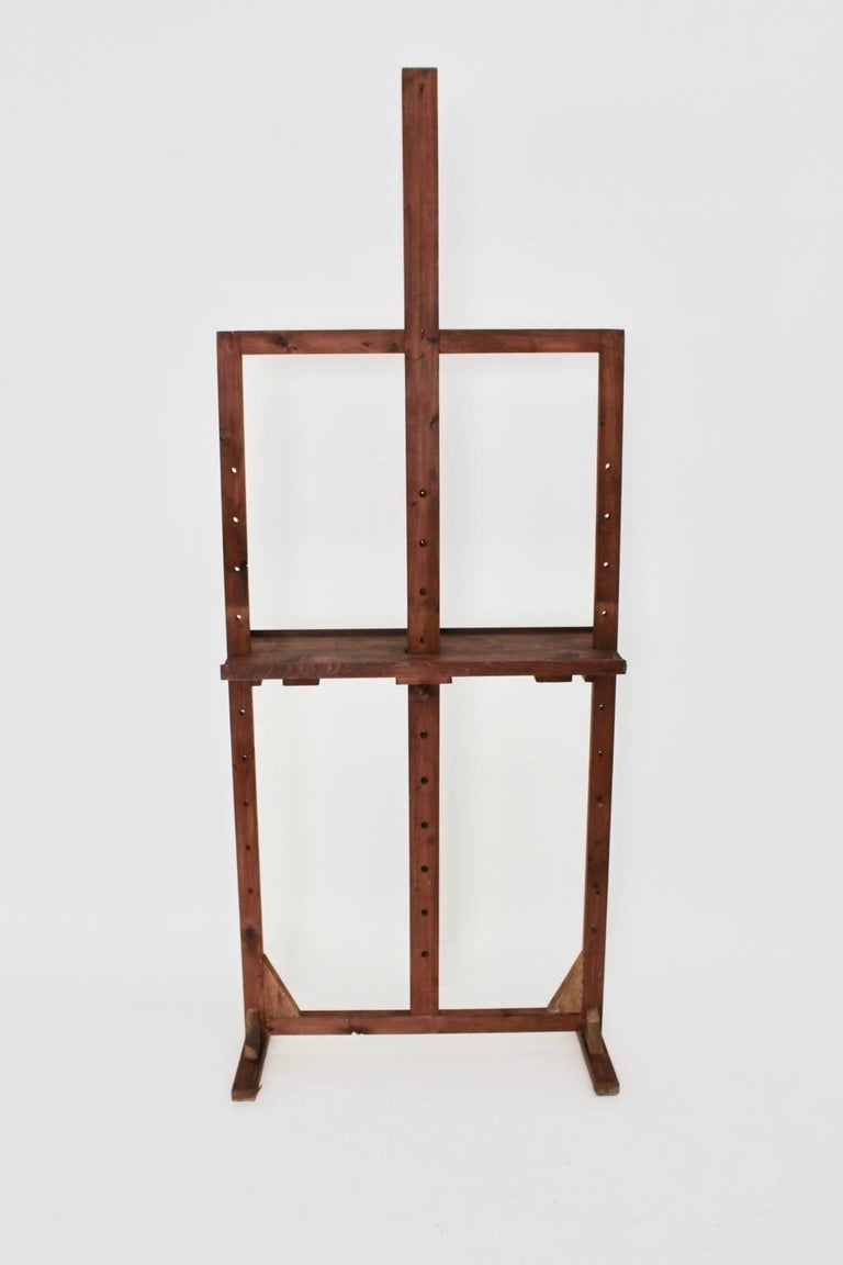 Mid Century Modern Vintage Brown Easel, Austria, 1950s Wood For Sale at ...