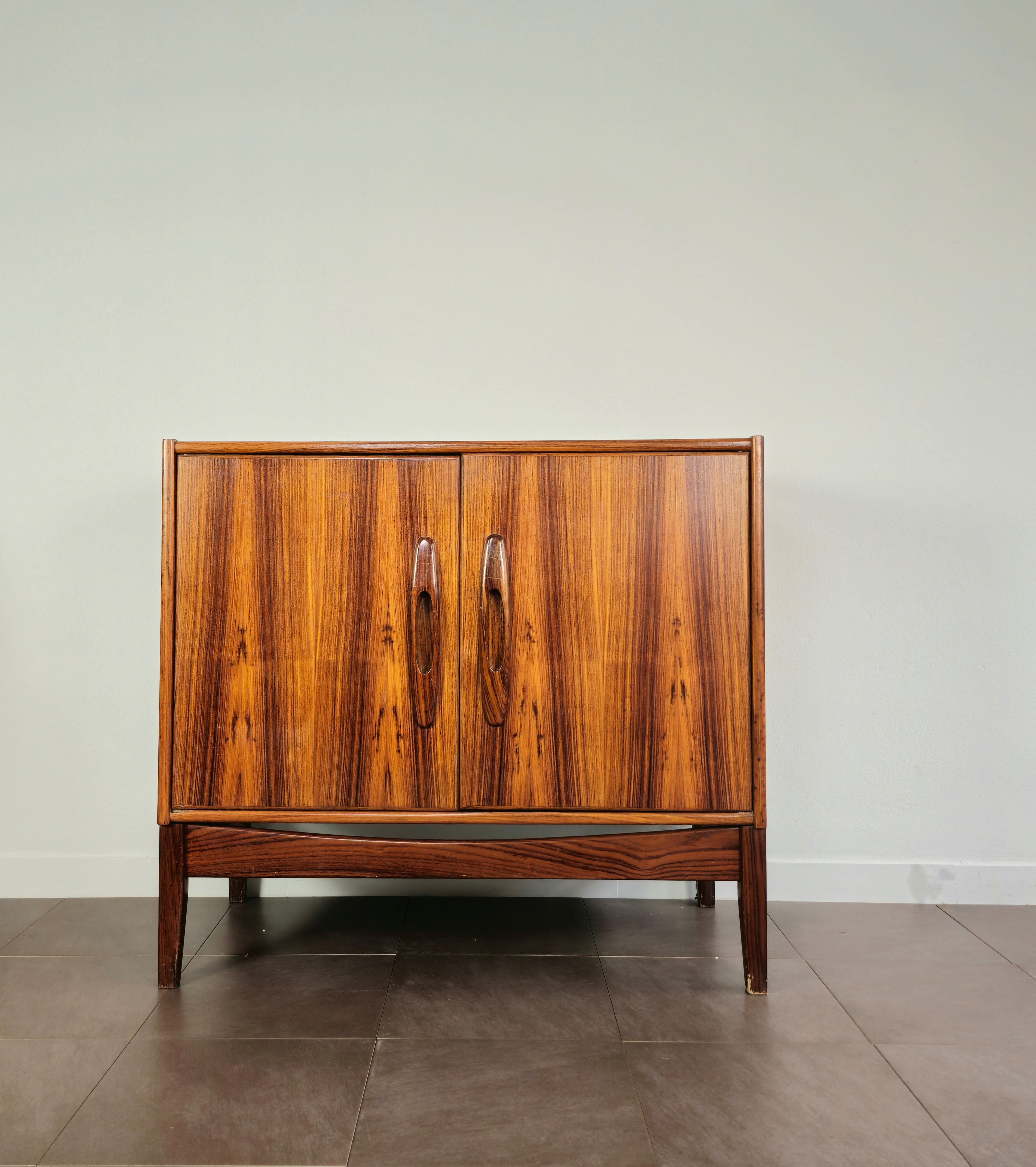 Midcentury Buffets Caninets Wood Scandinavian Denmark Design 1960s Set ...