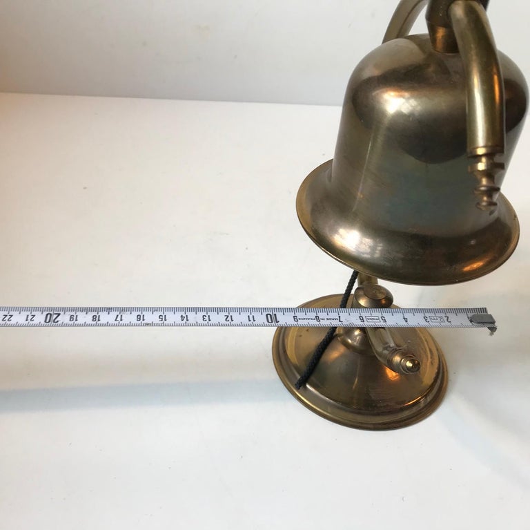 Midcentury Butler Bell in Brass by Cawa, Denmark, 1960s at 1stDibs