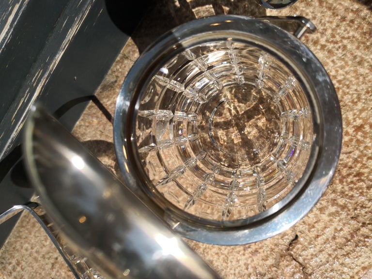 Midcentury Cartier Sterling Pair of Jars of Jam For Sale at 1stDibs