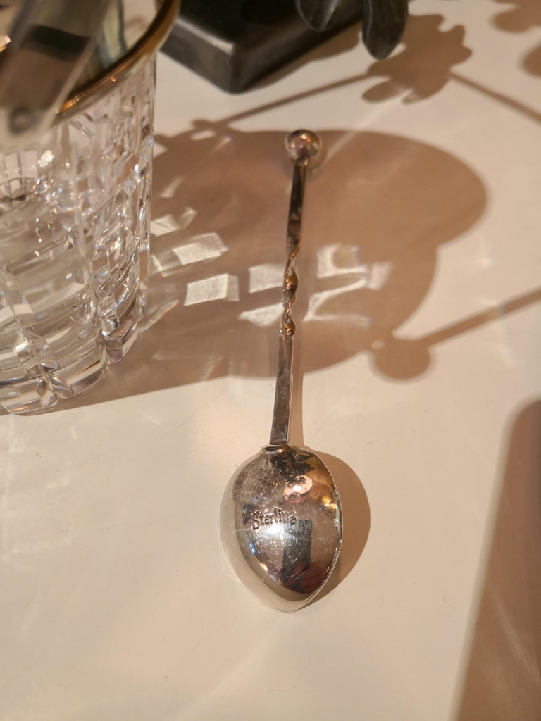 Midcentury Cartier Sterling Pair of Jars of Jam For Sale at 1stDibs