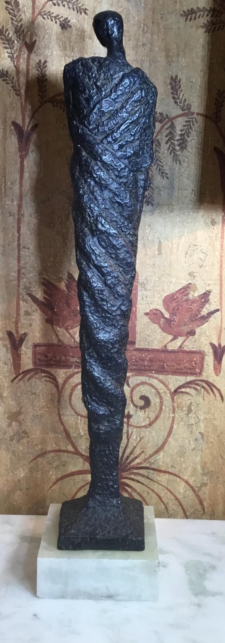 Midcentury Cast Iron Statue at 1stDibs