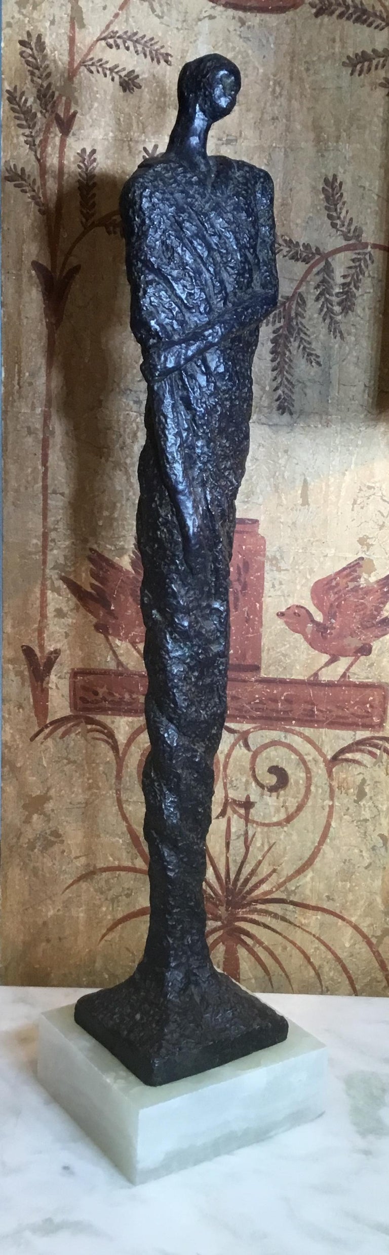 Midcentury Cast Iron Statue at 1stDibs