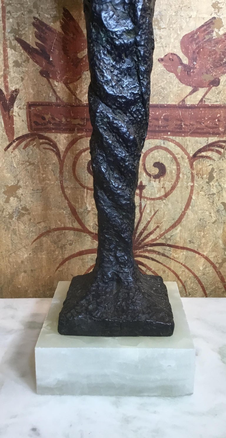 Midcentury Cast Iron Statue at 1stDibs