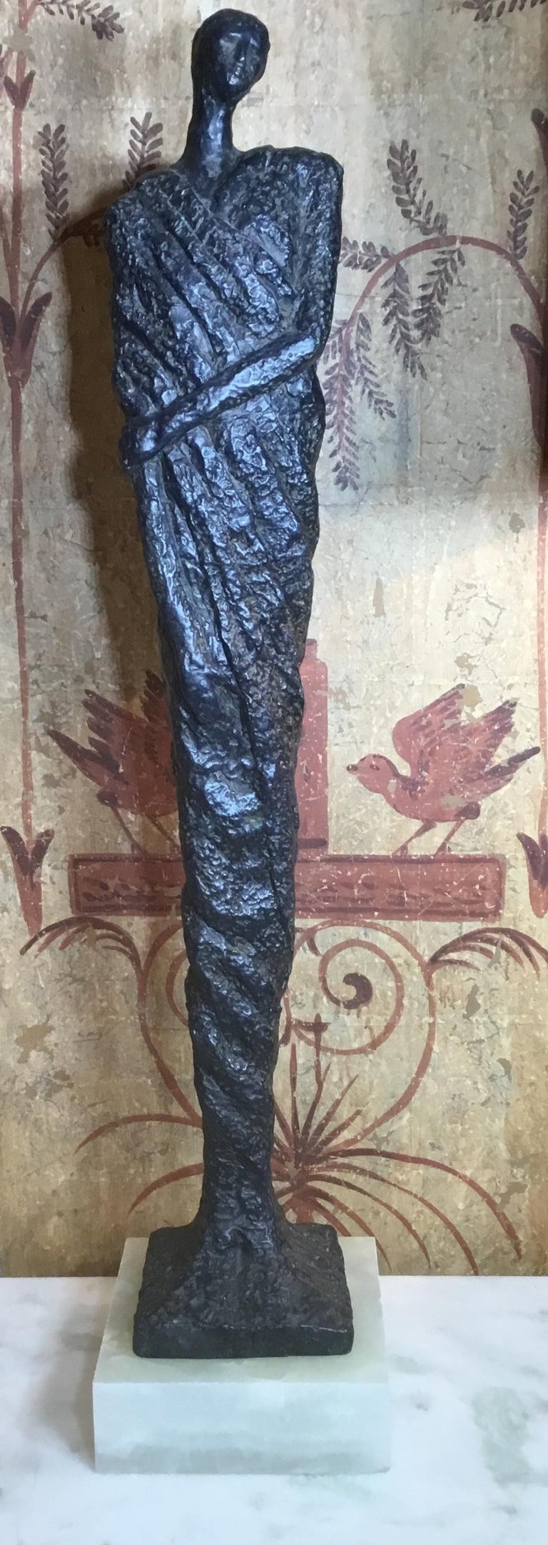 Midcentury Cast Iron Statue at 1stDibs