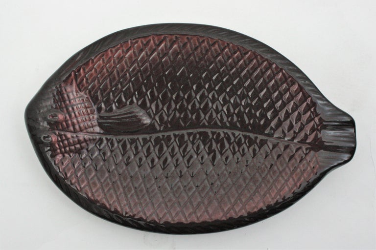 Midcentury Ceramic Fish Plates Wall Composition / Wall Decoration For ...