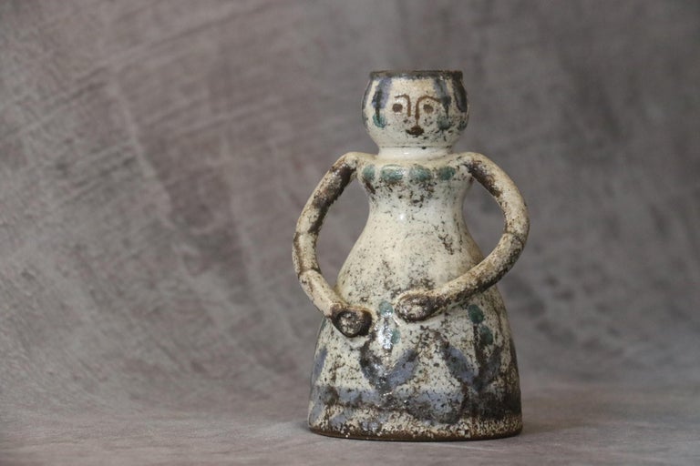 Mid-Century Ceramic Woman by Atelier Le Murier Gustave Reynaud ...