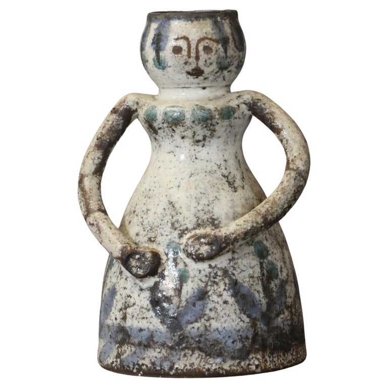 Mid-Century Ceramic Woman by Atelier Le Murier Gustave Reynaud ...