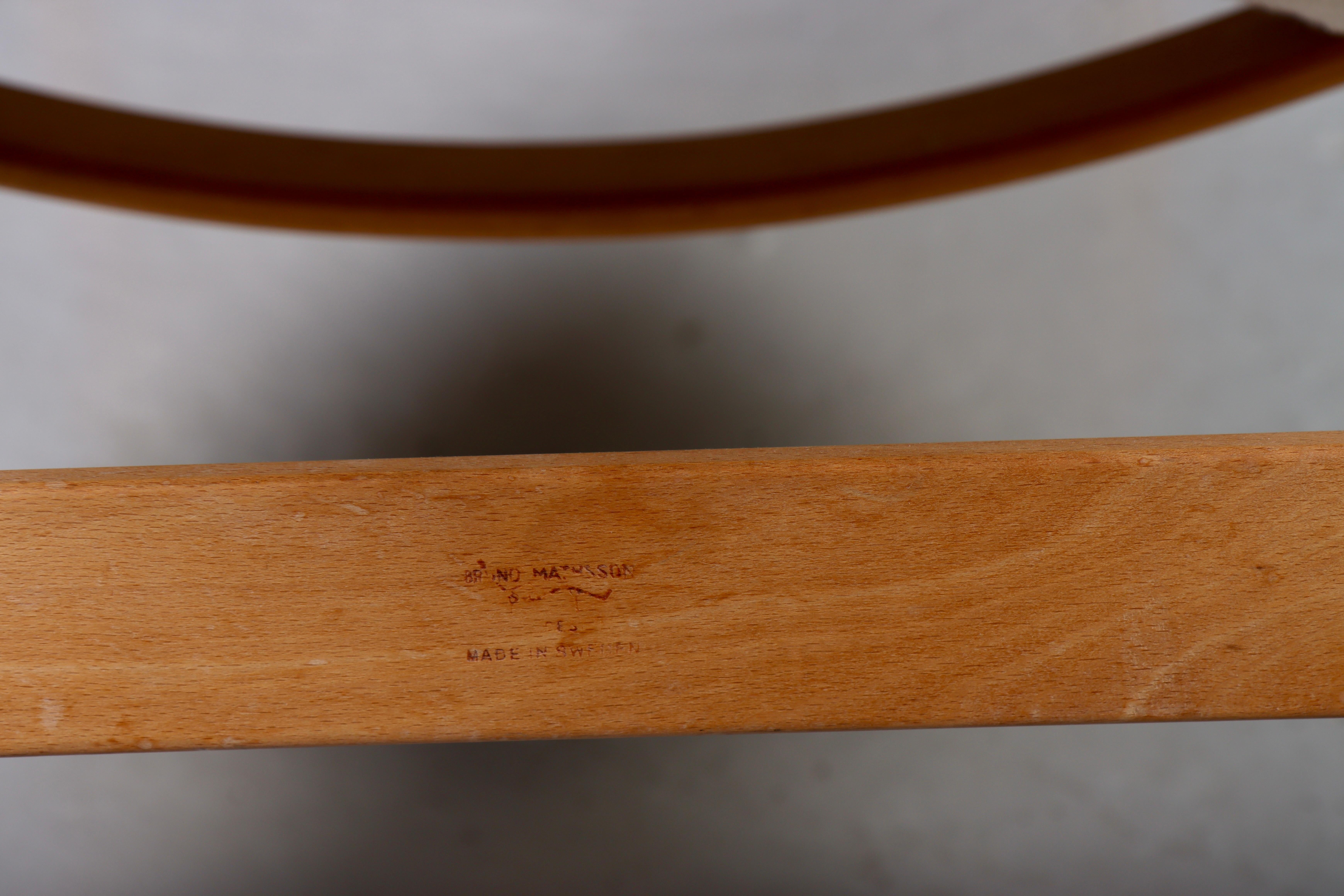 Midcentury Chaise Long Model Pernilla 3 Designed by Bruno Mathsson For ...