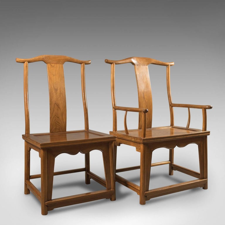 Midcentury Chinese Table and Eight Chairs in Traditional Taste For Sale ...