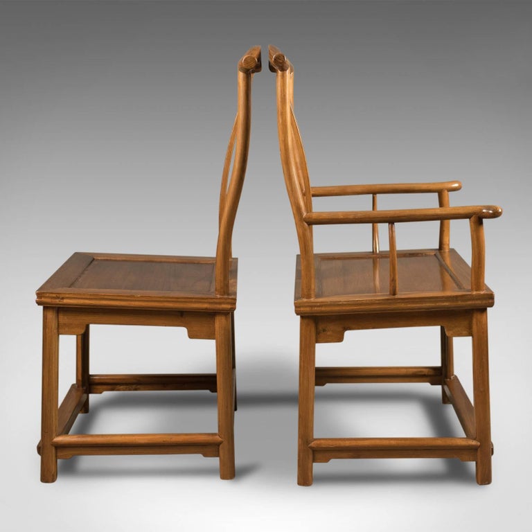 Midcentury Chinese Table and Eight Chairs in Traditional Taste For Sale ...