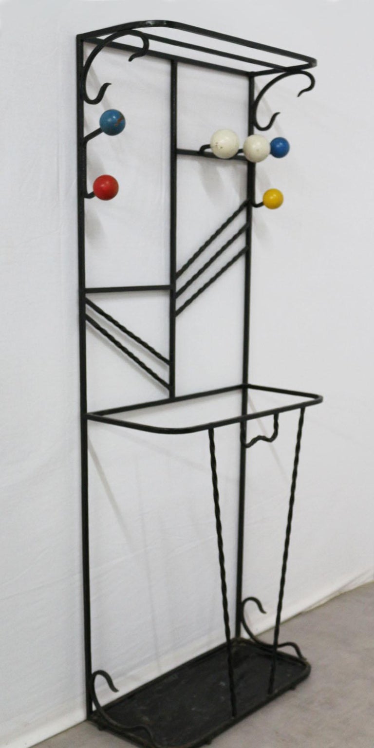 Midcentury Coat Rack Hat Stand Roger Feraud Atomic Space Age 1950-1960 ...