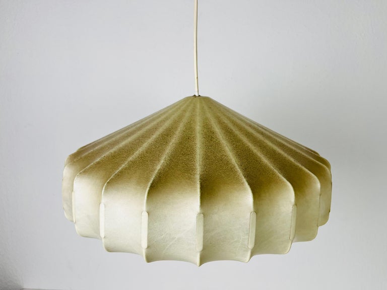 Midcentury Cocoon Losange Shape Pendant Light, 1960s, Italy For Sale at ...