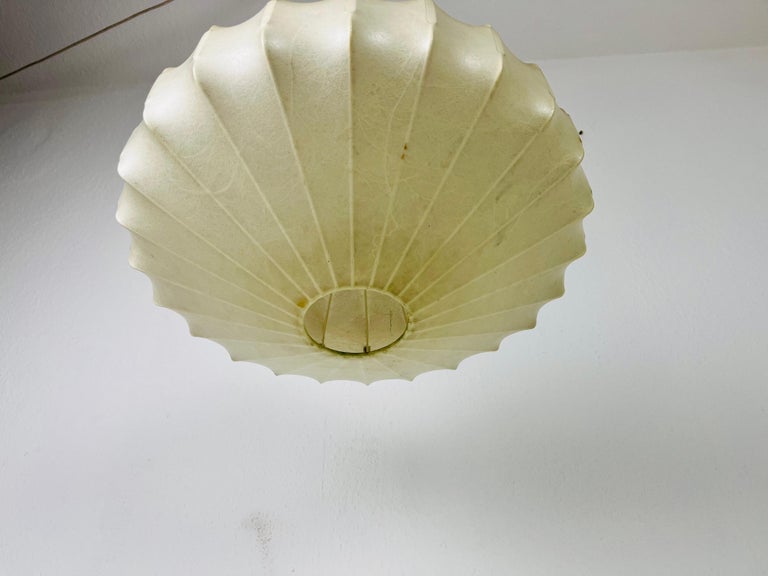 Midcentury Cocoon Losange Shape Pendant Light, 1960s, Italy For Sale at ...