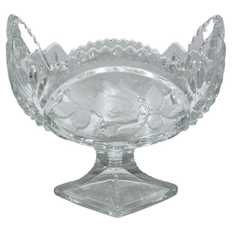 Mid-Century Crystal Jadriniere for Sweets, Poland, 1950s For Sale at ...