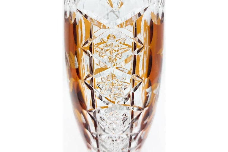 Mid-Century Crystal Vase, Julia Glassworks, Poland, 1960s For Sale at ...