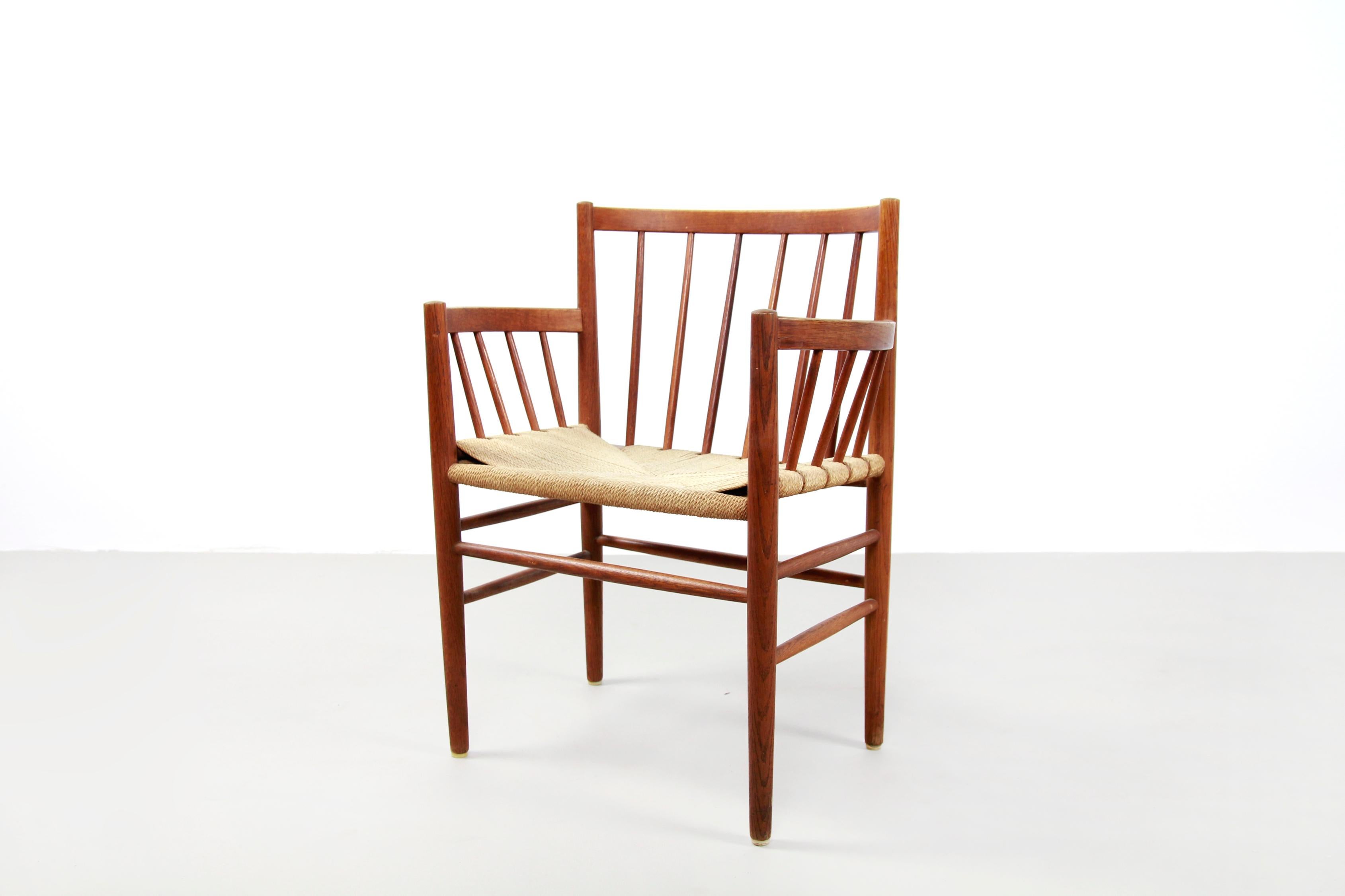 Midcentury Danish Circle Chair by Jørgen Baekmark for FDB Møbler Model ...