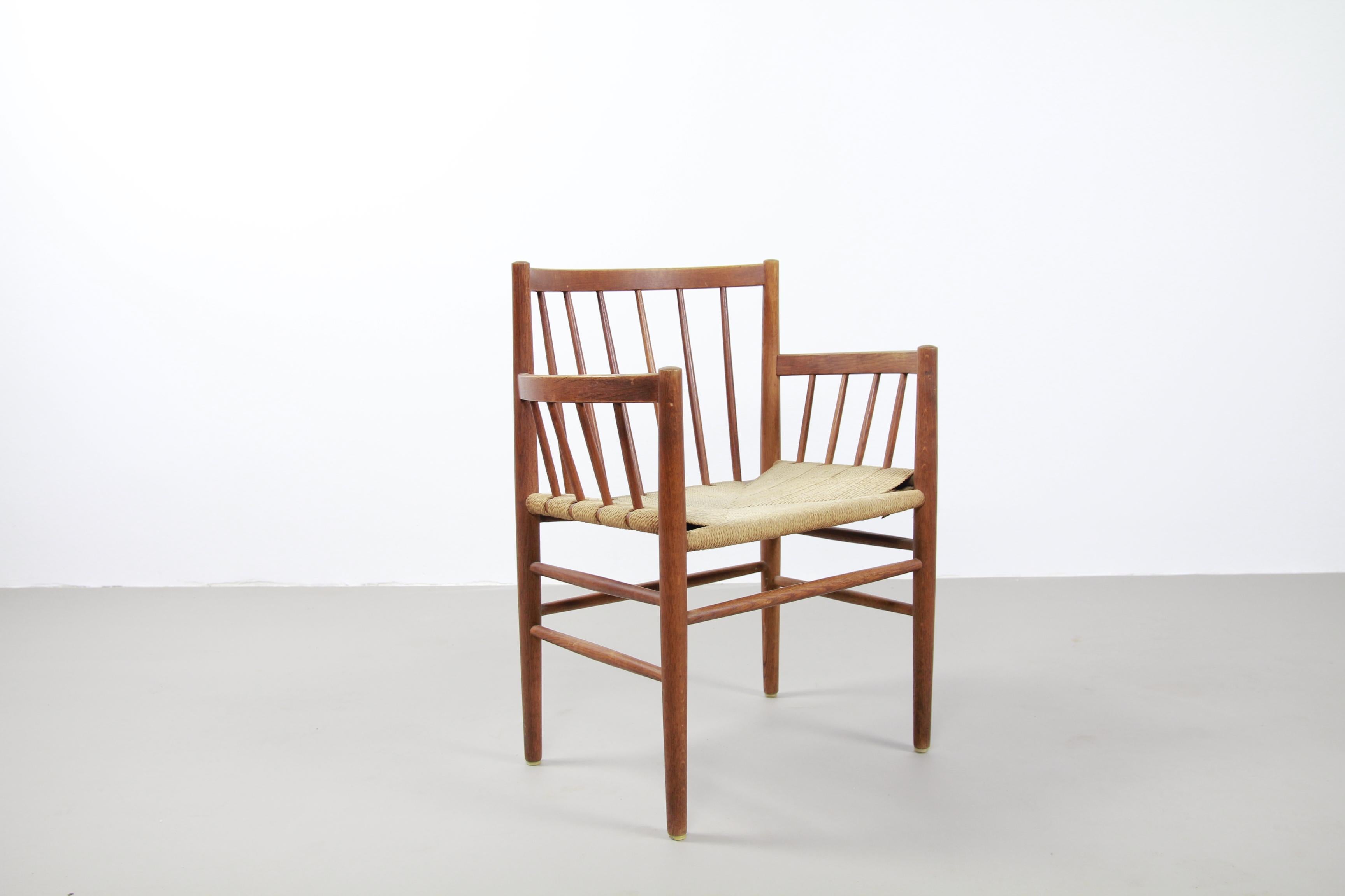 Midcentury Danish Circle Chair by Jørgen Baekmark for FDB Møbler Model ...