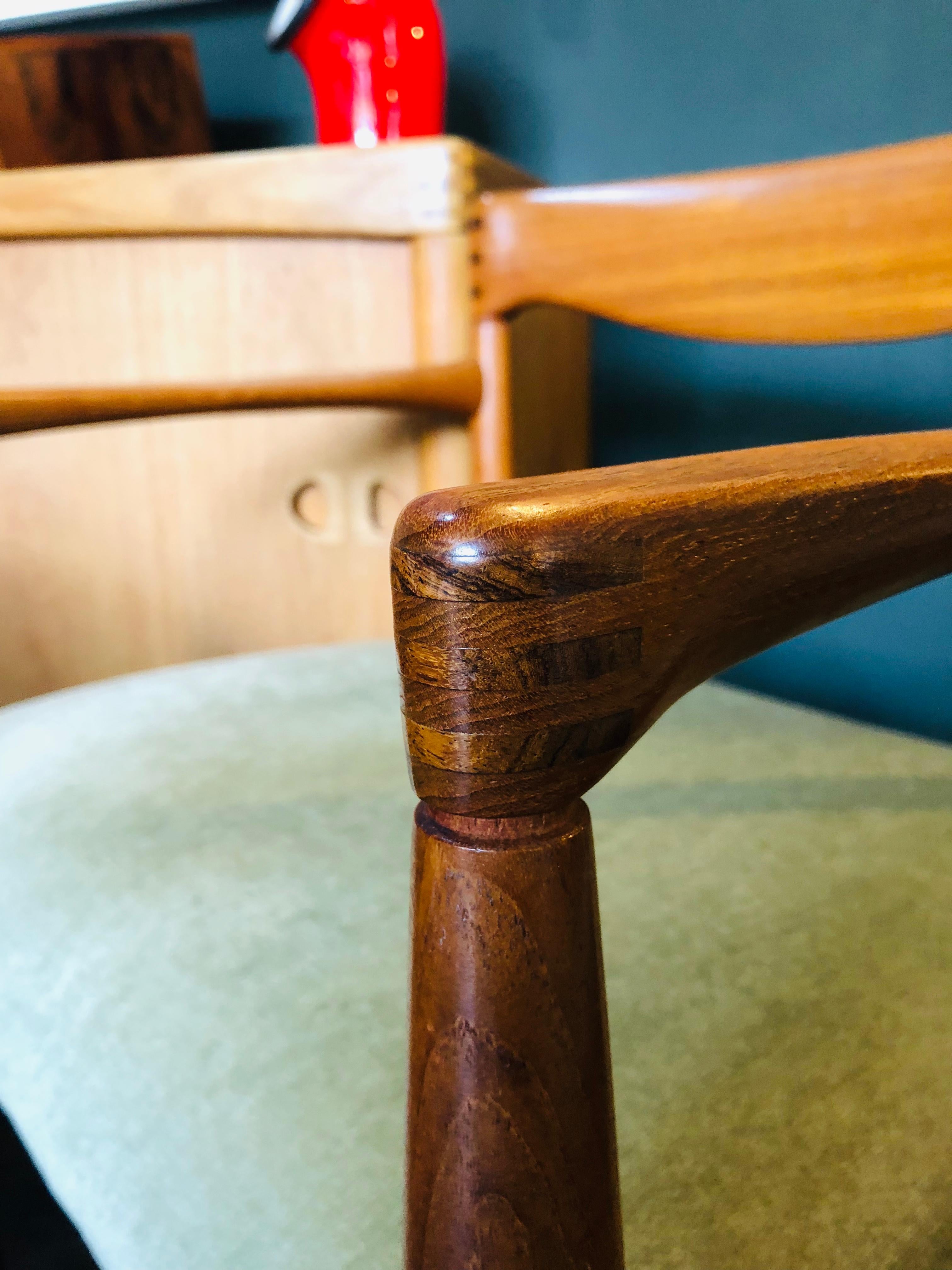 Midcentury Danish Dining Set by HW Klein, Table and 6 Chairs at 1stDibs