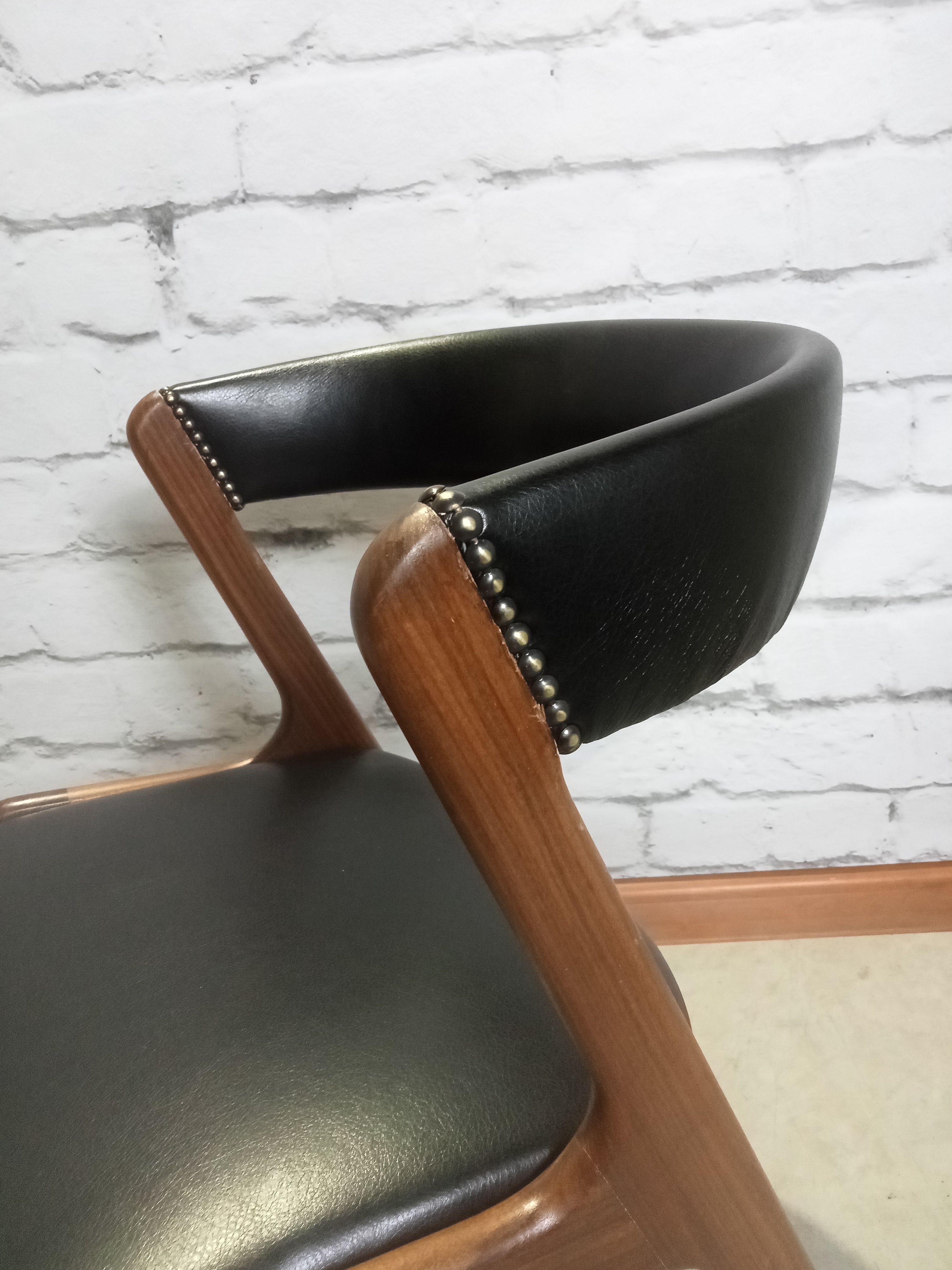 Midcentury Danish Fire Chairs by Kai Kristiansen, Set of Two at 1stDibs ...