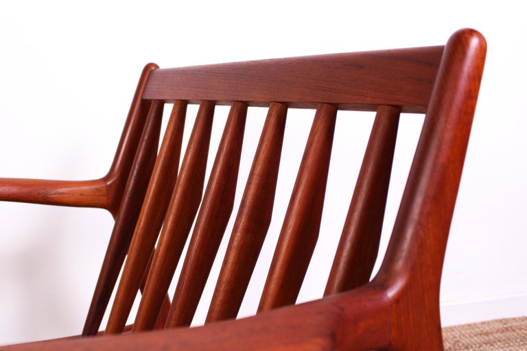 Midcentury Danish Ib Kofod-Larsen Lounge Chair for Chr. Jensen at 1stDibs