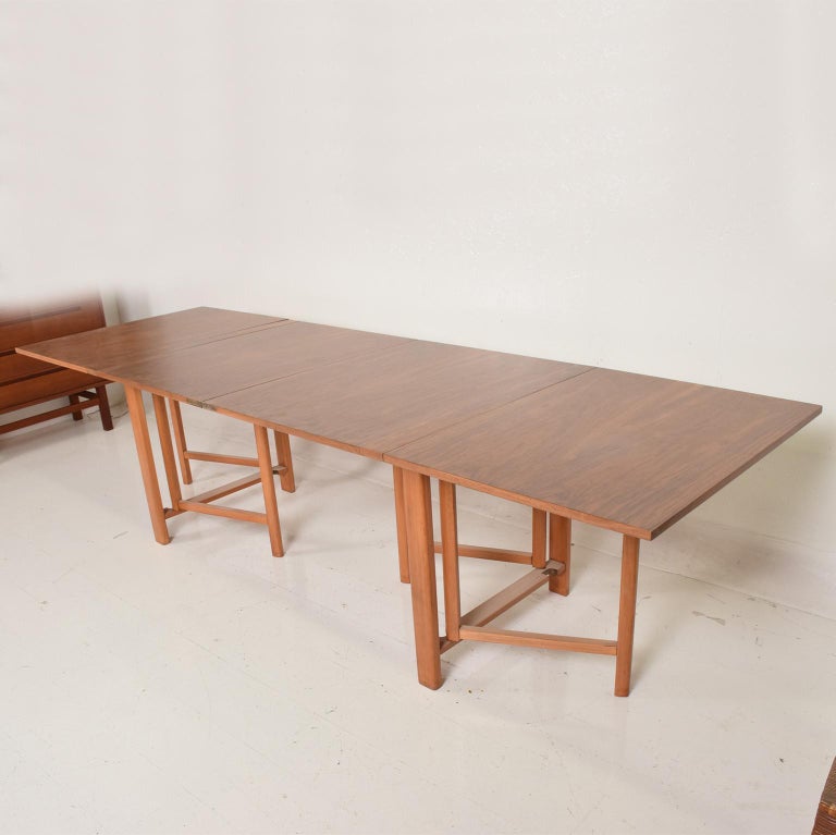 Midcentury Danish Modern Maria Table, Bruno Mathsson Scandinavian ...